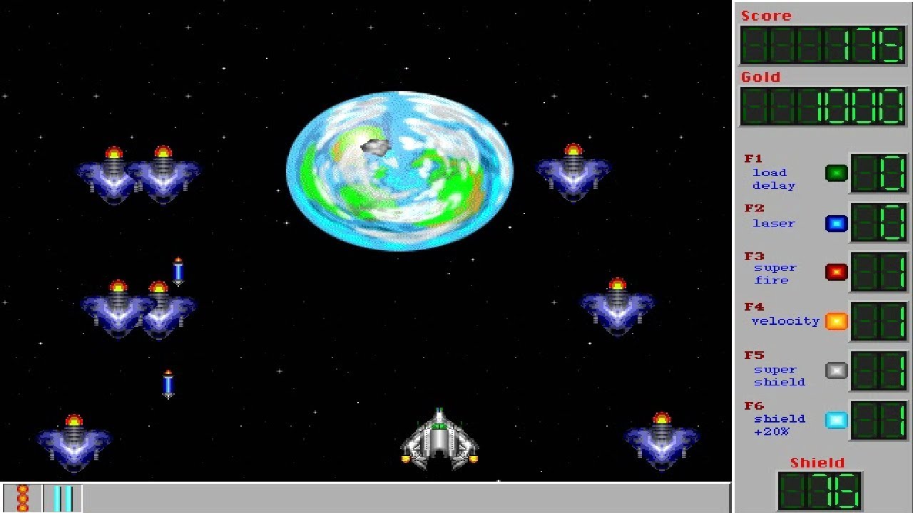 Galaxus (Macintosh game 1996) - YouTube