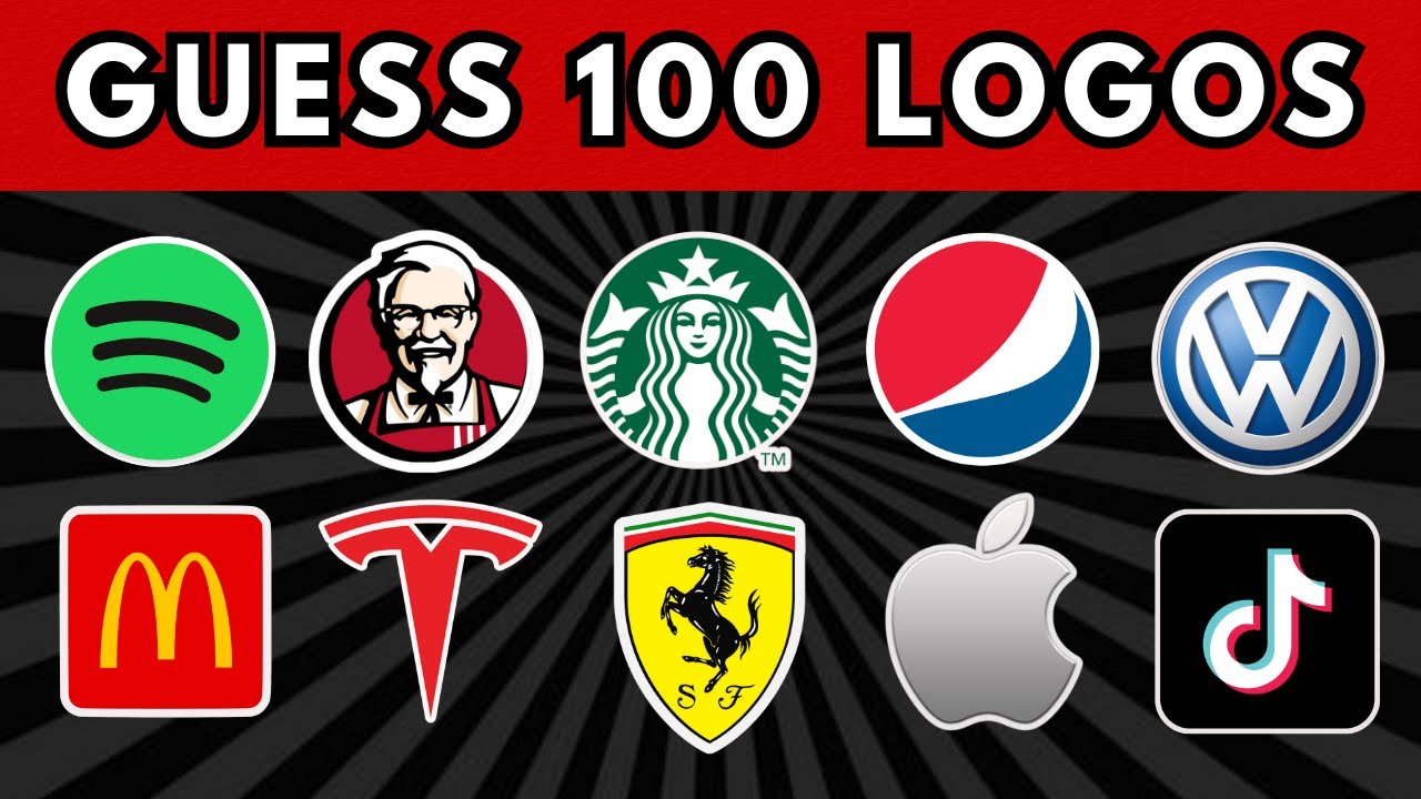 Guess the Logo in 3 Seconds | 100 Famous Logos | Extreme Logo Quiz ...