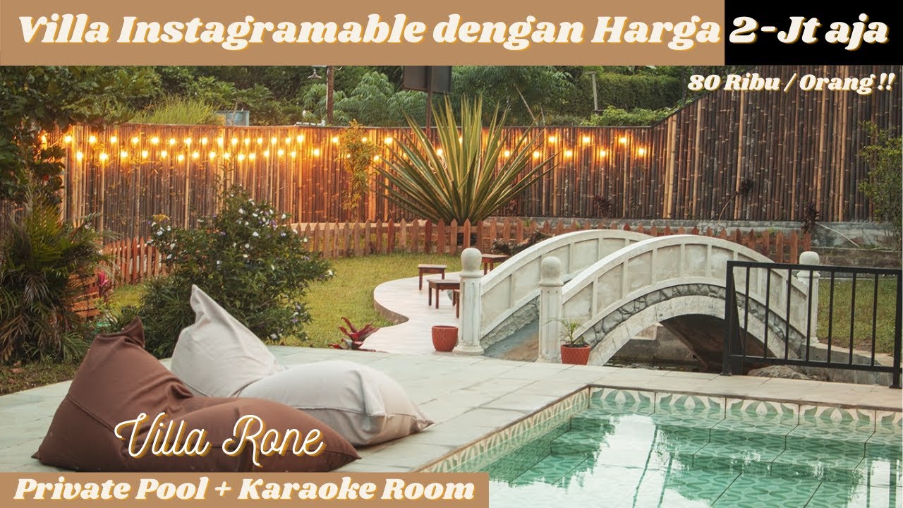 VILLA PUNCAK BOGOR || VILLA RONE || REVIEW VILLA || VILLA INSTAGRAMABLE ...