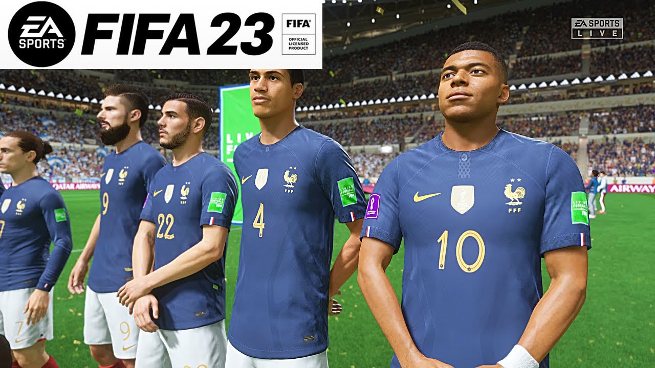 FIFA 23 FRANCE vs ARGENTINE - YouTube