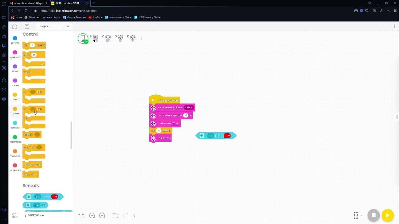 LEGO Education SPIKE Color Sensor Guide - YouTube