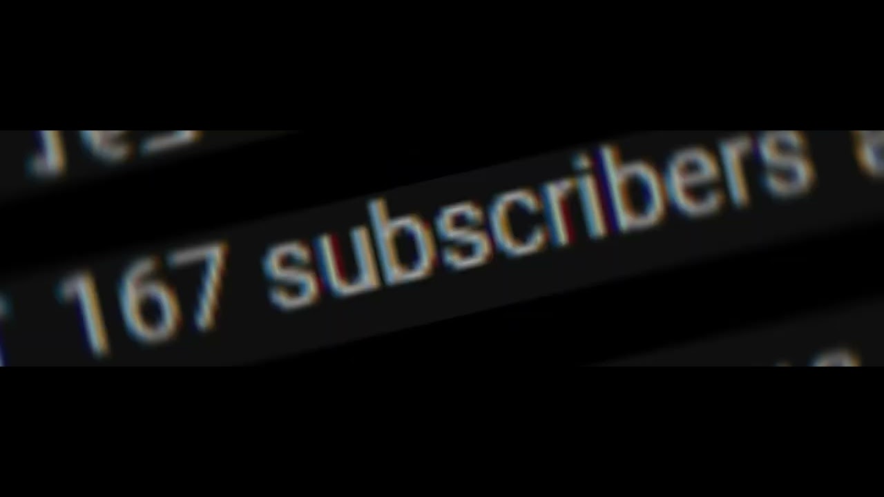 THANK YOU FOR 167 SUBSCRIBERS!🥳 - YouTube