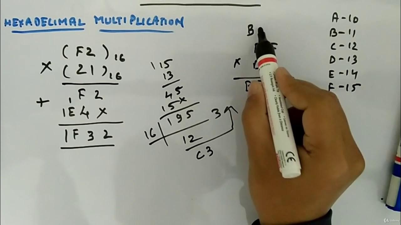 Hexadecimal Multiplication - Digital Circuits and Logic Design - YouTube