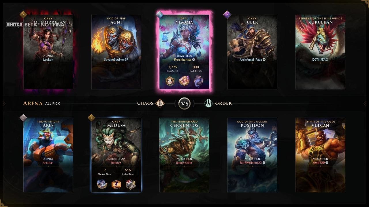 SMITE 2 Yemoja Arena Gameplay 3 - YouTube