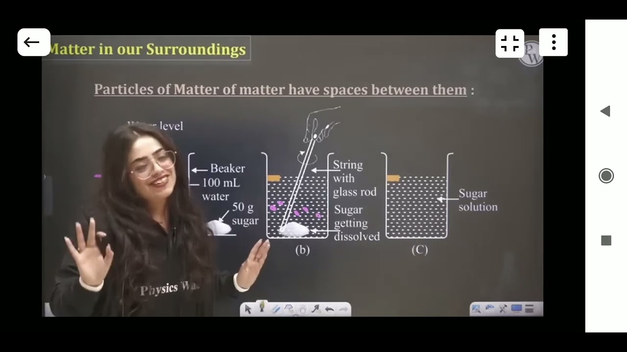 particles of matter have space between them#@PW-Foundation # - YouTube