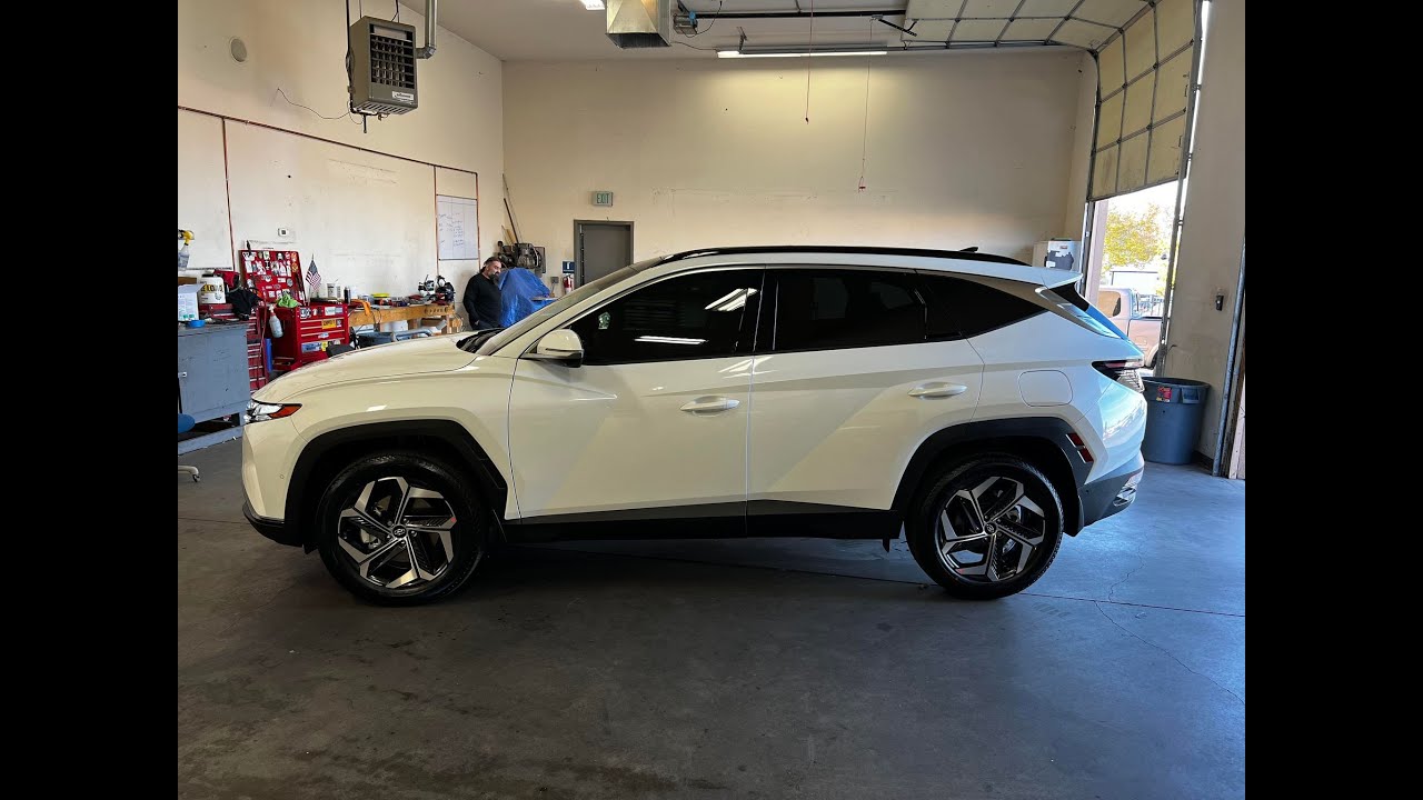 2022 Hyundai Tucson full tint, sweep removal. Chatting about ...
