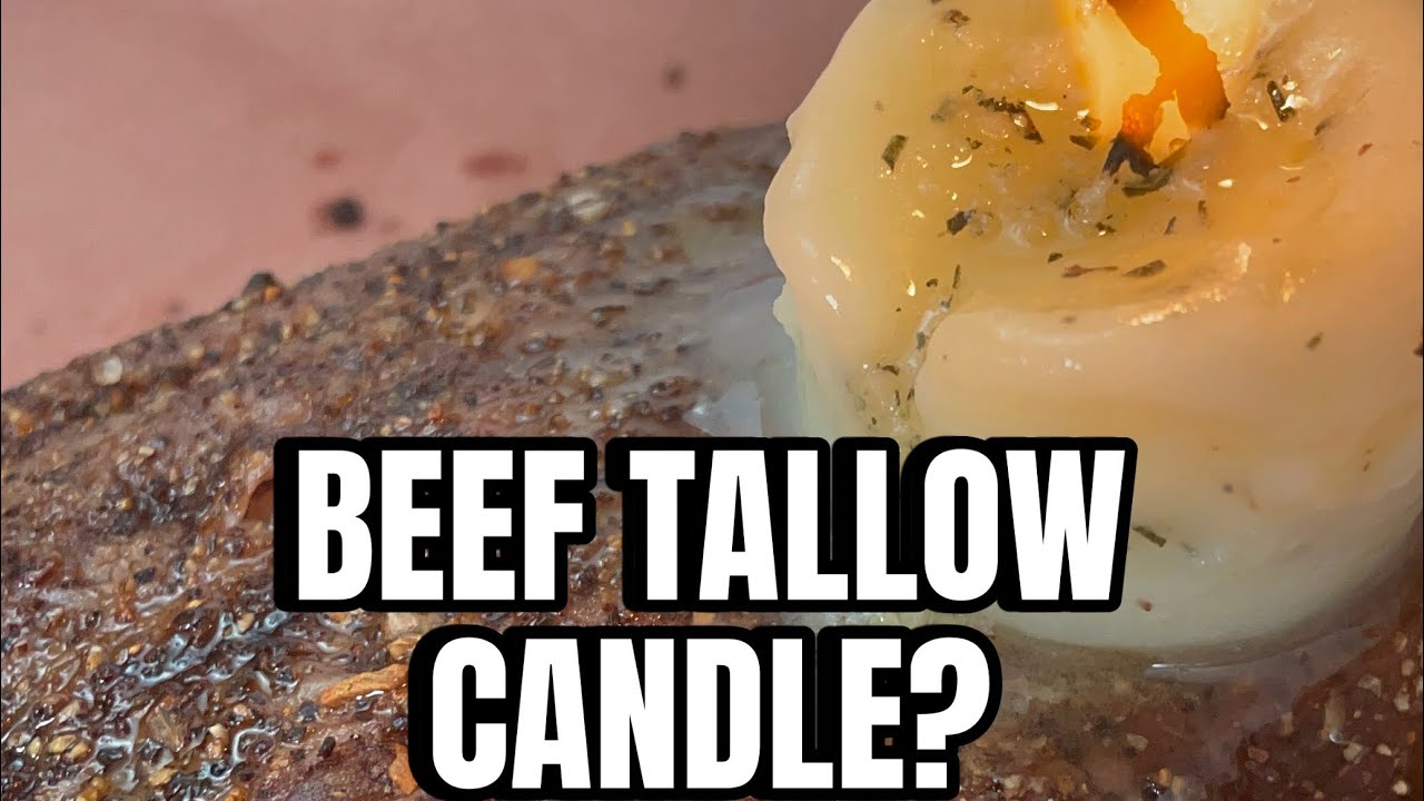 Beef Tallow Candle for Resting Steak? #bbq #candle #beeftallow #steak ...