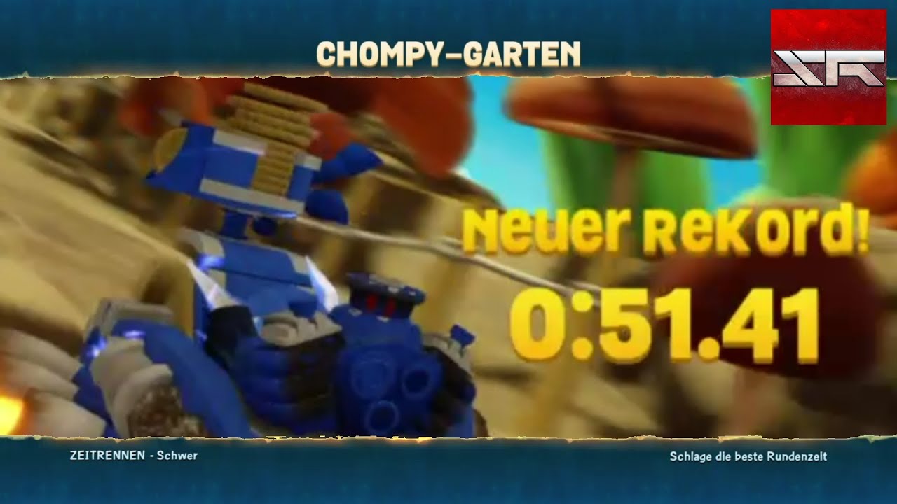 Chompy Garden TIME TRIAL 2/3: Power Blue Trigger Happy & Power Blue ...