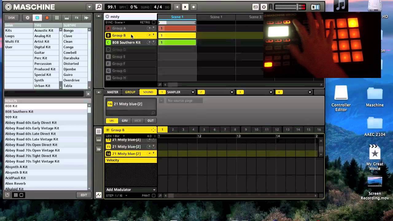 Maschine Mikro Sampling - YouTube