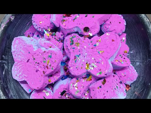 Blue gymchalk crush | Satisfying video | Sleep aid