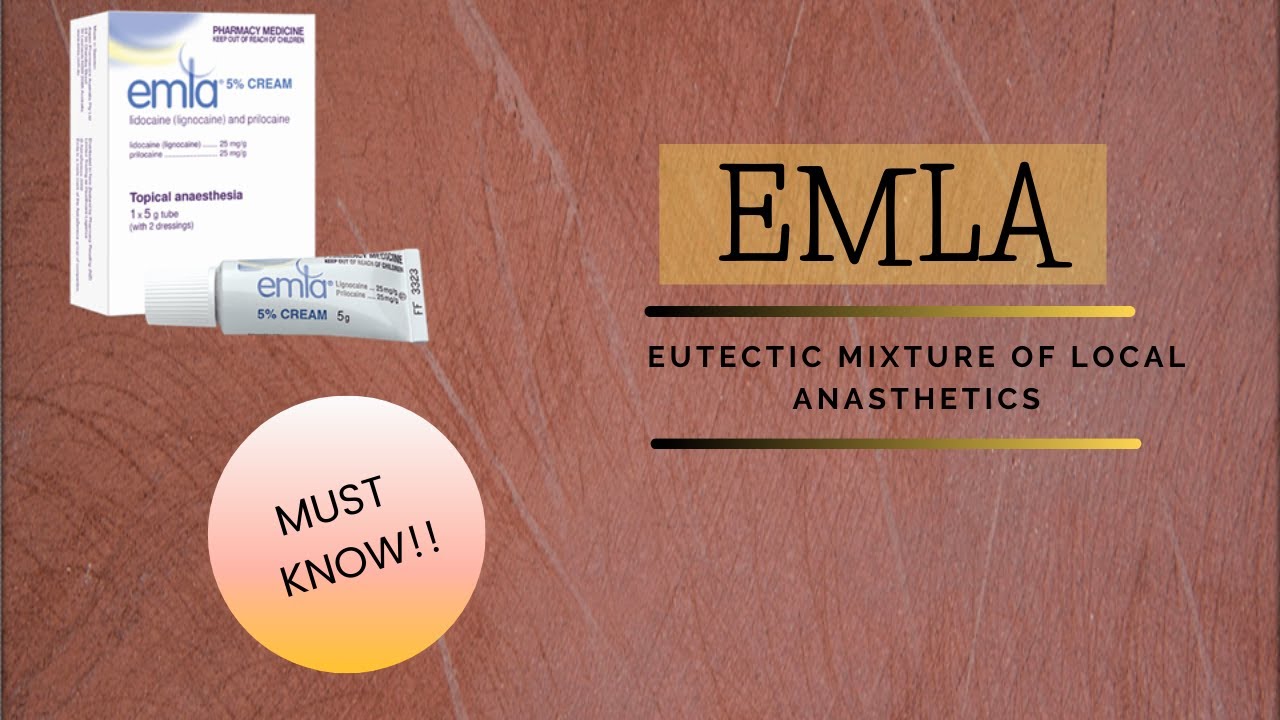 EMLA | Eutectic Mixture Of Local Anesthetics | DENTO FRIEND - YouTube