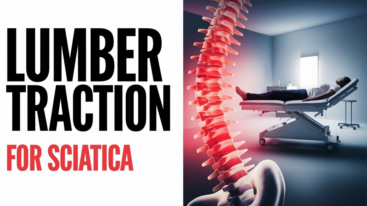 lumber traction | spinal decompression in disc bulge - YouTube
