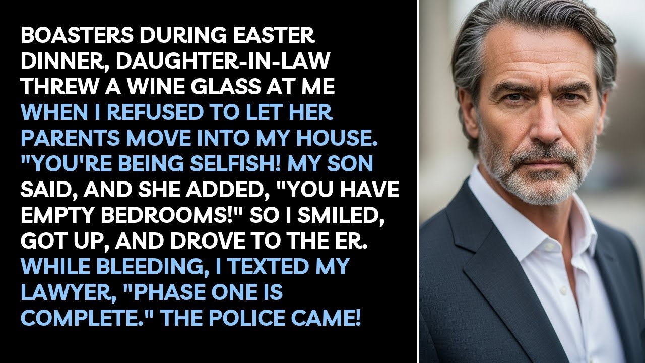 You're Being Selfish! Said My Son And His Wife Threw Wine At Me, So I ...