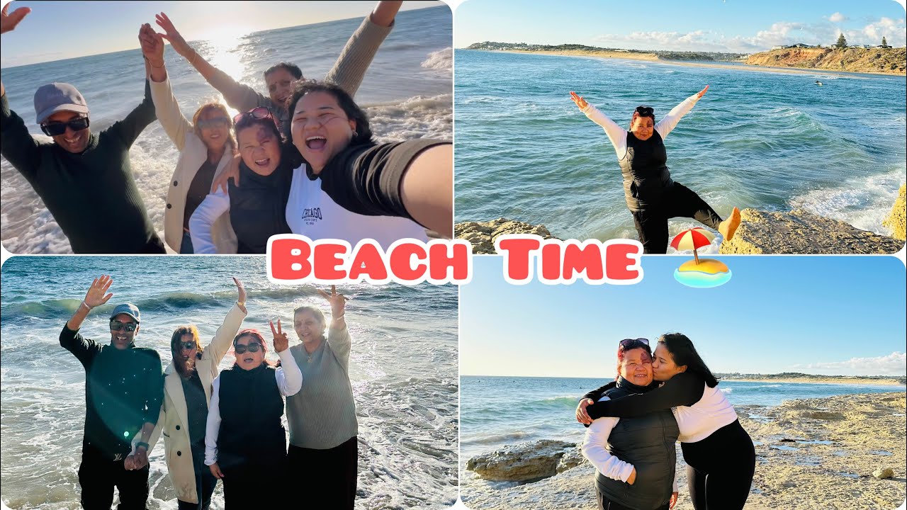 Aama Haru sanga Australia ko Beach ma gayera Ramaelo gariyo 😃🇦🇺 - YouTube