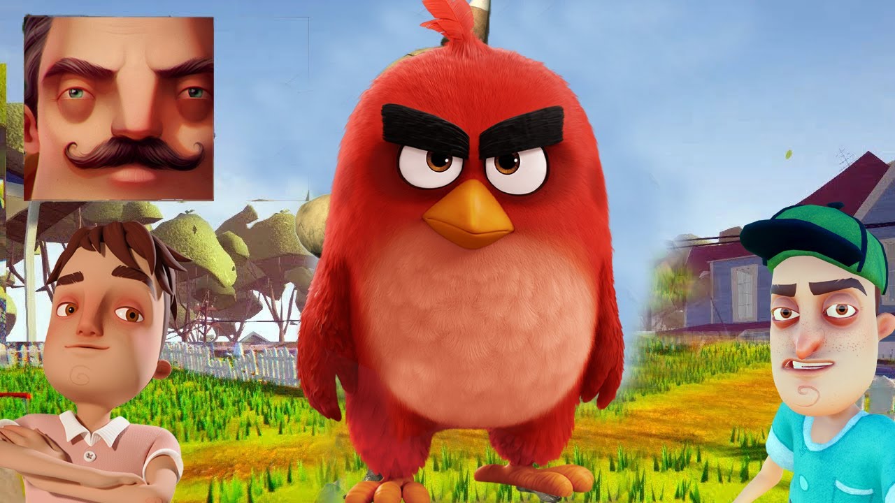 Hello Neighbor - My New Neighbor Angry Birds Red Act 4 Finale Gameplay ...