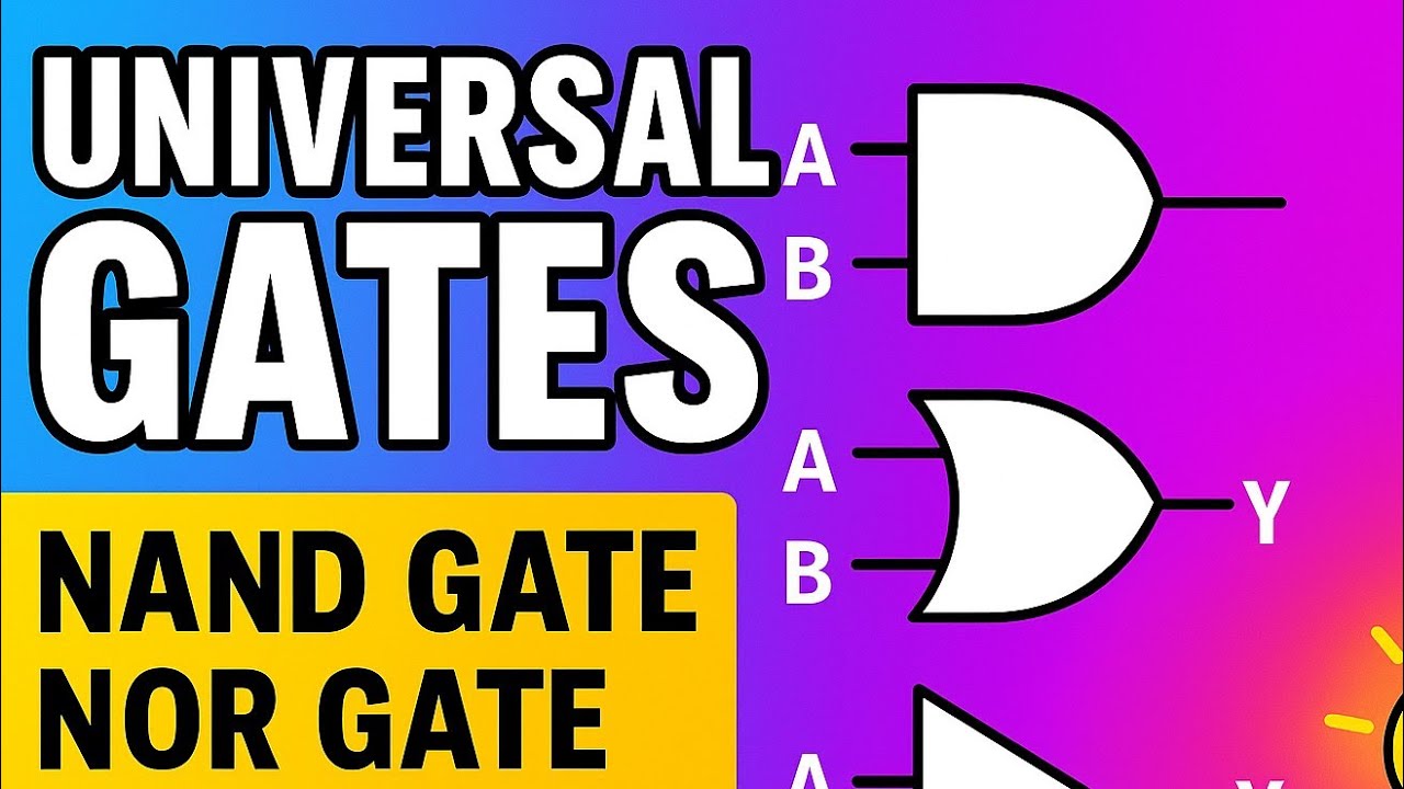 NAND & NOR Gate | Universal Gates Explained with Truth Table & Circuit ...