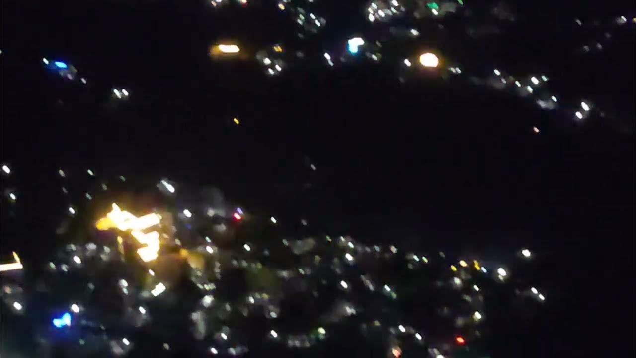 Night view of Aizawl - the city was decorated with light for Christmas (Aizawl an chei mawi ...