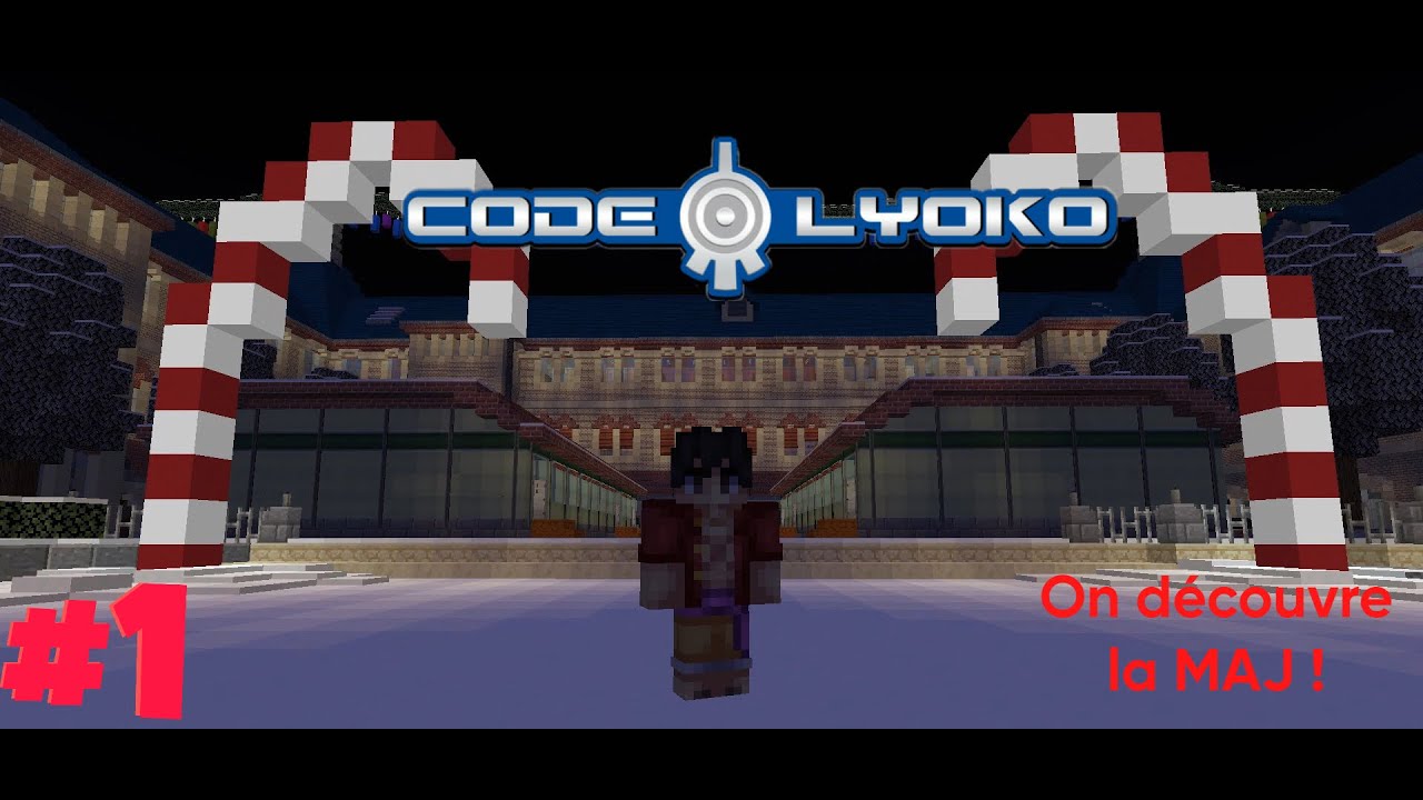 Je découvre la maj noel sur MRCL le serveur code lyoko sur minecraft ...