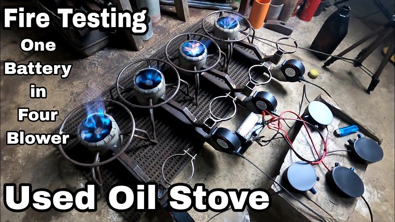 Paano gumawa ng Stand ng Kalan de Used oil - YouTube