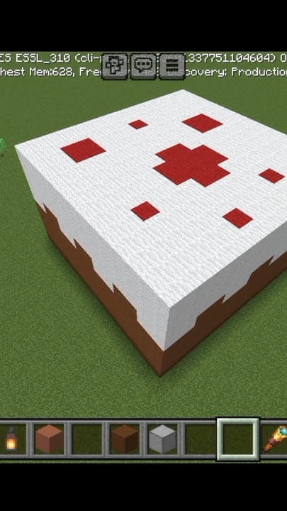 How to make Cake in Minecraft #shorts - YouTube