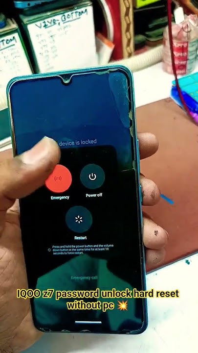 IQOO Z7 Password unlock hard reset without pc 💥 - YouTube