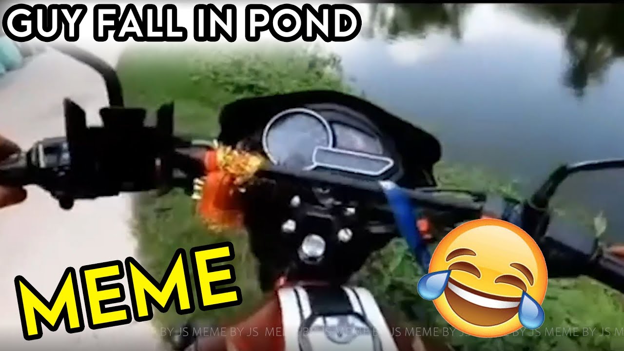 INDIAN GUY FALL IN WATER (POND) | TRENDING MEME - YouTube