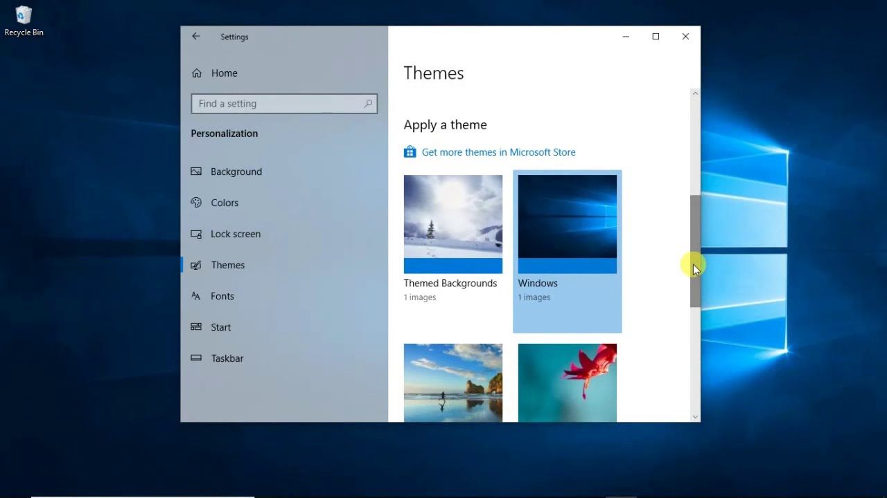 𝐇𝐨𝐰 𝐭𝐨 𝐜𝐫𝐞𝐚𝐭𝐞 𝐚 𝐧𝐞𝐰 𝐭𝐡𝐞𝐦𝐞 - 𝐖𝐢𝐧𝐝𝐨𝐰𝐬 𝟏𝟎 - YouTube