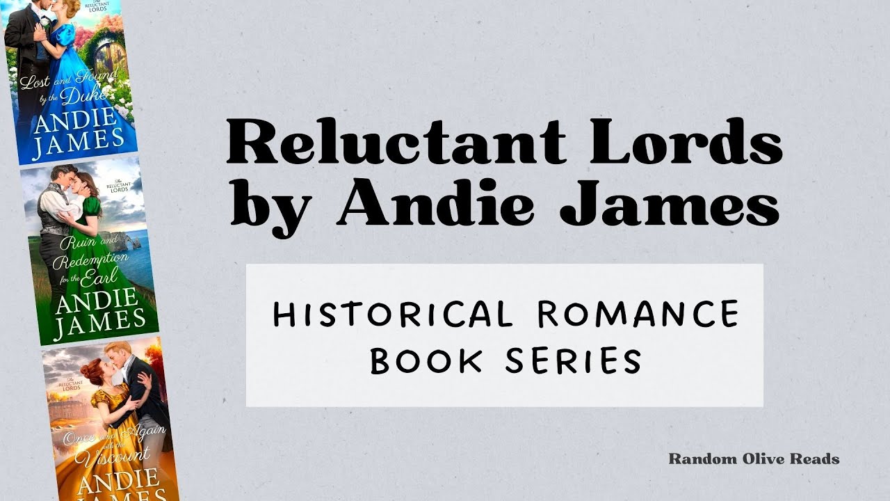 New Author Alert! Reluctant Lords Historical Romance Book Series by ...