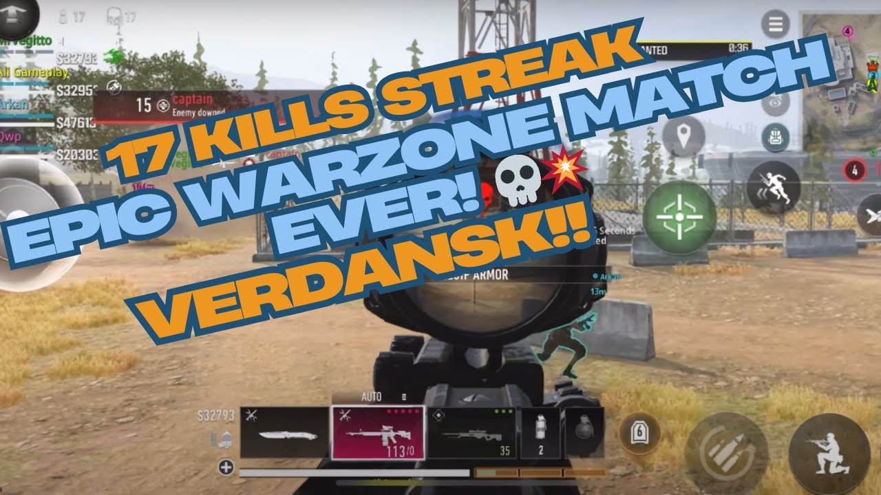 Epic COD Mobile Warzone in Verdansk! 💥 The Toughest Match Ever 17 KILL ...