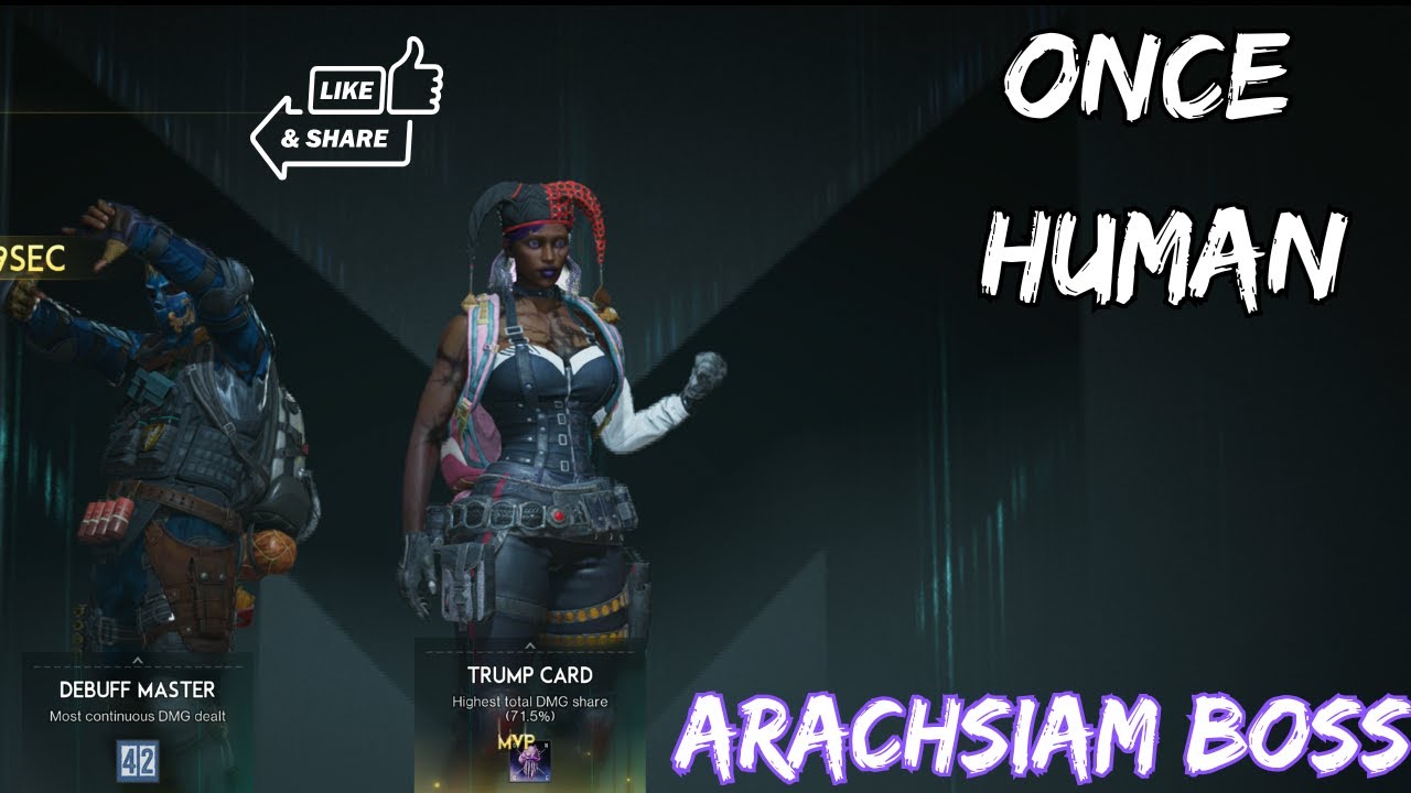 Once Human : Arachsiam Boss Fight W/ @MzKandie87 - YouTube