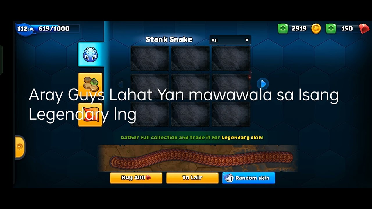 How To Unlock Legendary Skin In Little Big Snake - YouTube