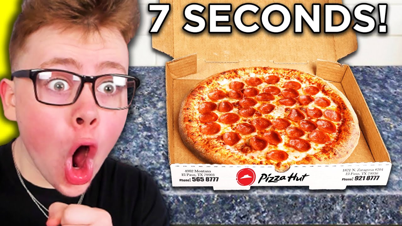 World's Fastest Pizza Ever Eaten - YouTube
