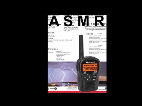 Weather Radio ASMR: Midland HH54VP - YouTube
