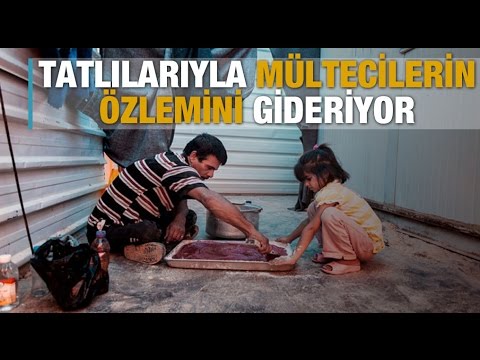 Mültecilerin özlemini gideren Suriyeli bir tatlı ustası: Abu Rabee
