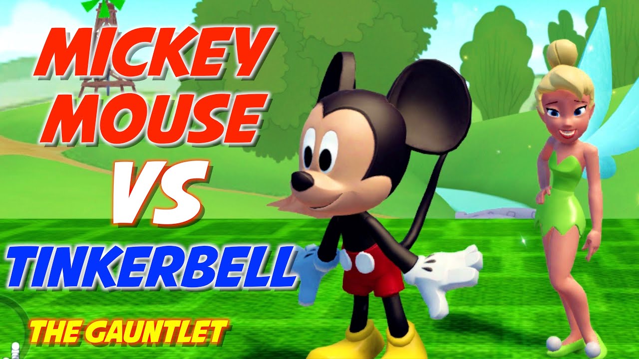 Mickey Mouse vs Tinkerbell - Who Will Win? | Obstacle Course Round 1 ...