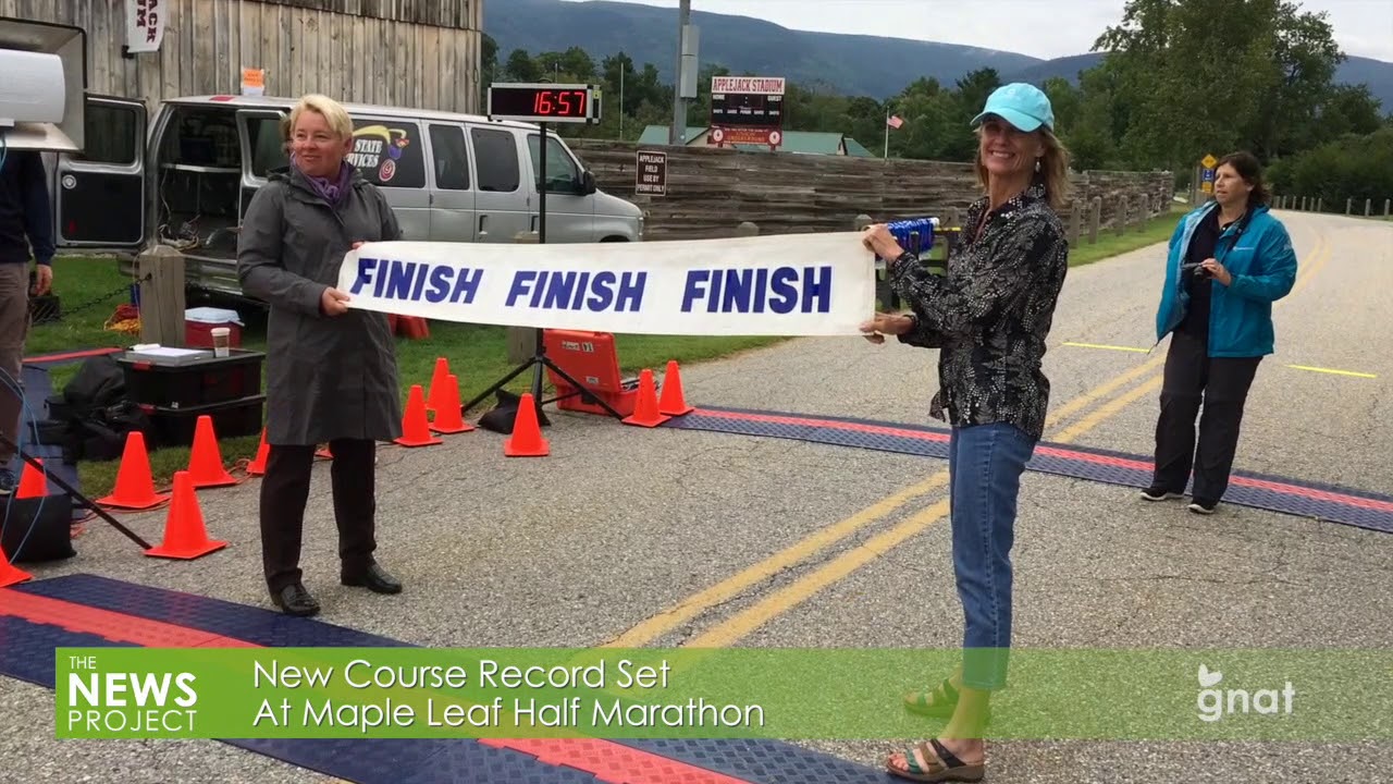 The News Project - Course Record Set At Maple Leaf Half Marathon - YouTube