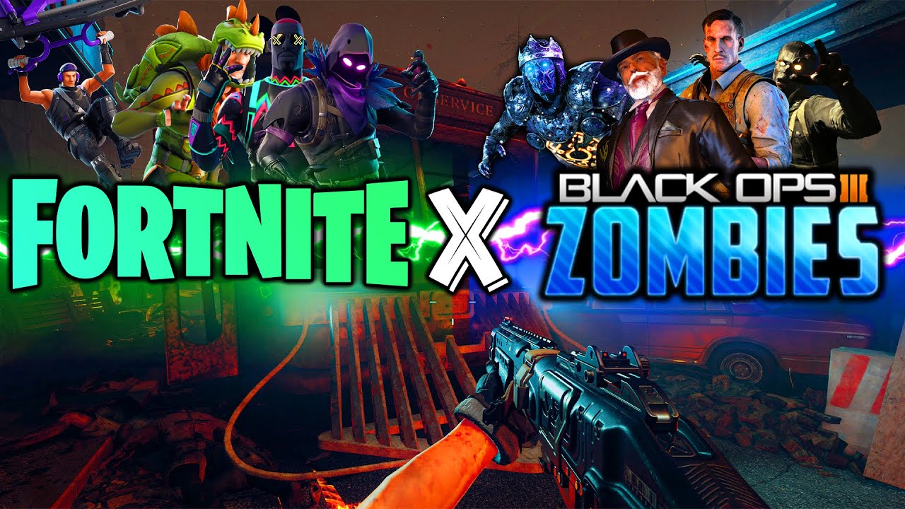 FORTNITE X COD ZOMBIES - YouTube