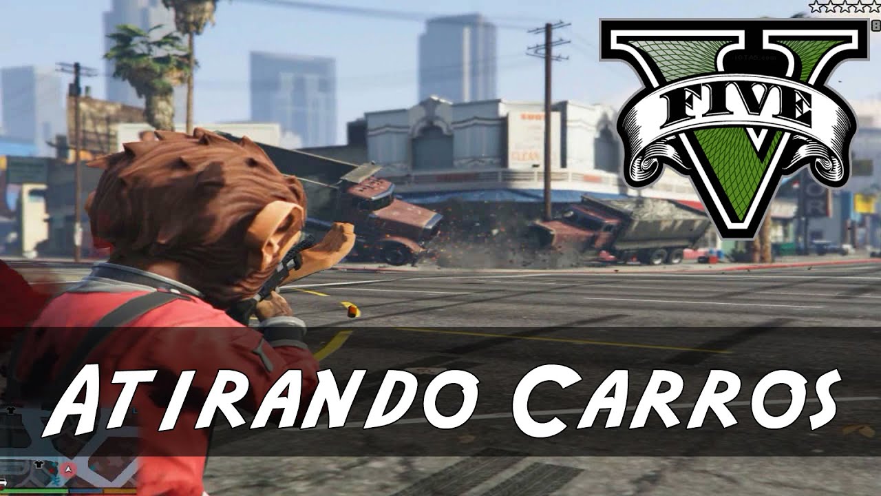 GTA V PC MODS - Macaco louco atirador de carros - YouTube