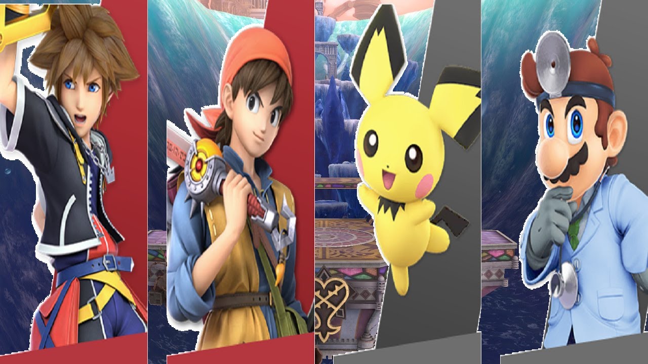 Sora & Hero vs. Pichu & Dr. Mario (Super Smash Bros. Ultimate) - YouTube