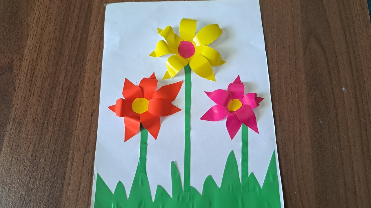 Kerajinan Tangan Anak TK PAUD SD Tema Tanaman Sub Tema Tanaman Hias ...