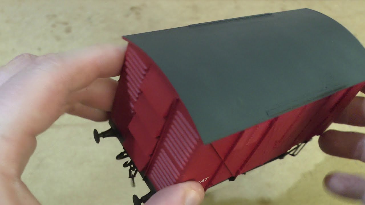 Wagon Week - Dapol BR Meat Van Crimson - YouTube