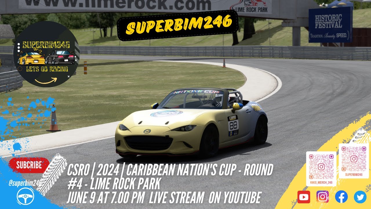 CSRO | 2024 | Caribbean Nation's Cup - Mazda MX-5 - Round #4 - Lime ...