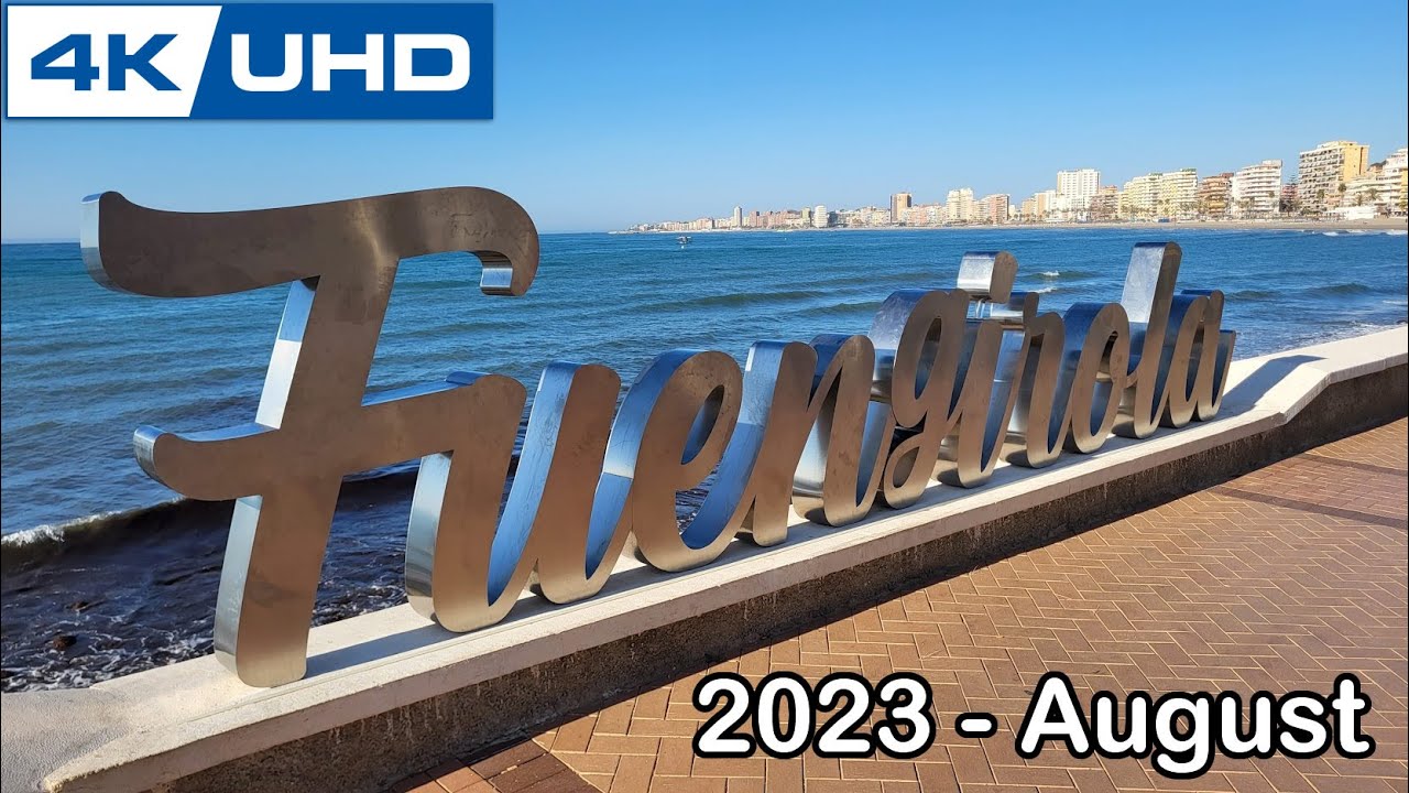 Fuengirola Port & Seaside Walking Tour in 4K | 2023 August - YouTube