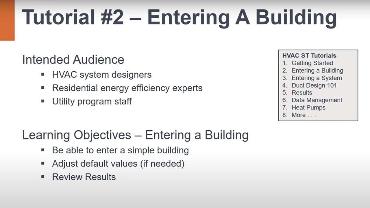 BetterBuiltNW: HVAC Sizing Tool Part 2—Entering a Building - YouTube