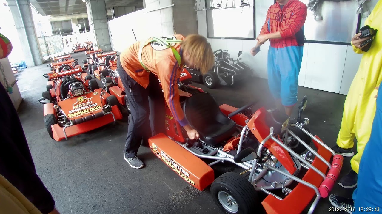 Real - Mario go kart tokyo Japan 2018 1/9 - YouTube