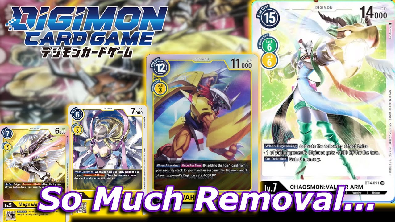 Digimon TCG - Chaosmon Yellow Deck Profile - YouTube