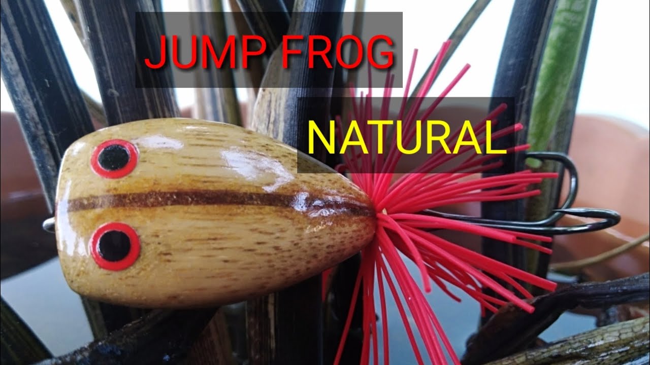 Cara membuat jump frog natural | handmade lure untuk casting ikan gabus ...