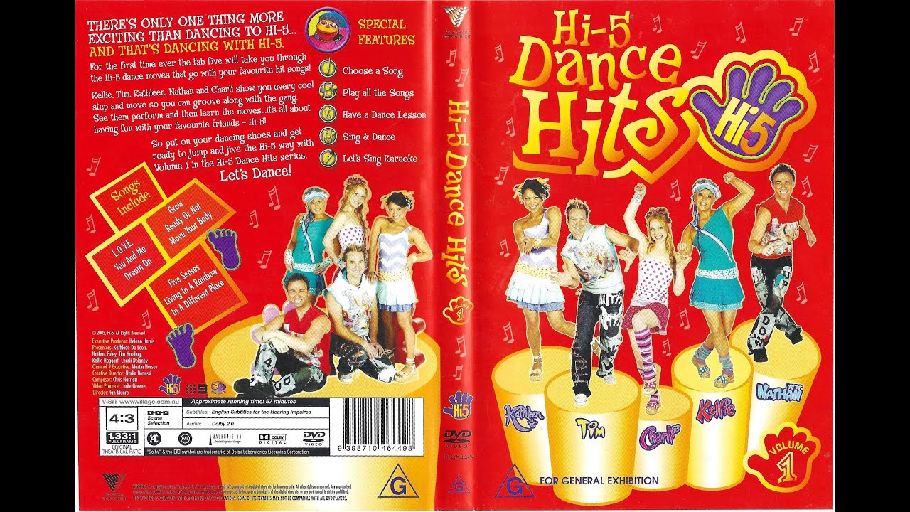 Hi-5 Dance Hits Volume 1 2005 AU DVD Full Video - YouTube