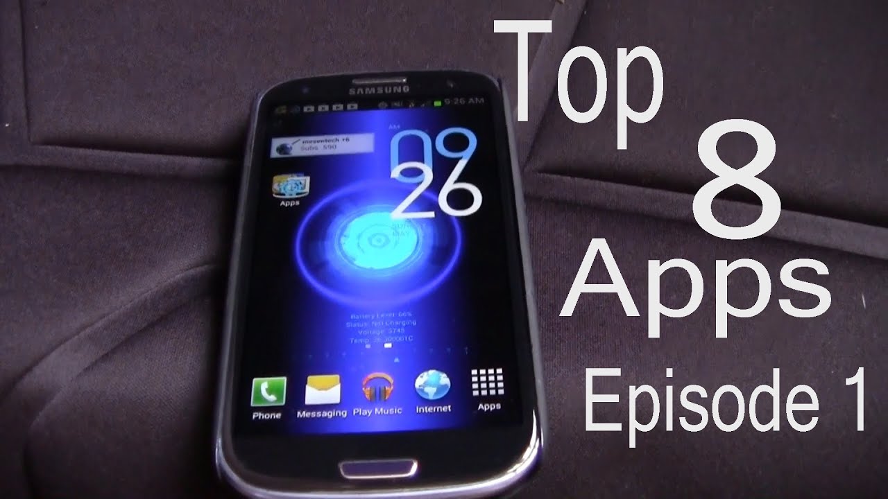 Top 8 Android Apps - Galaxy S3 - Episode 1 - mesentech Thomas mesen ...