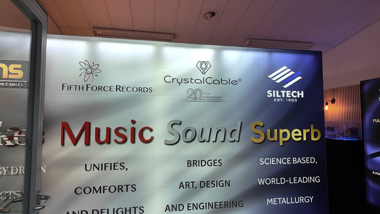 【2024 慕尼黑音響展】Siltech, Crystal Cable, hms【High End Munich 2024】 - YouTube